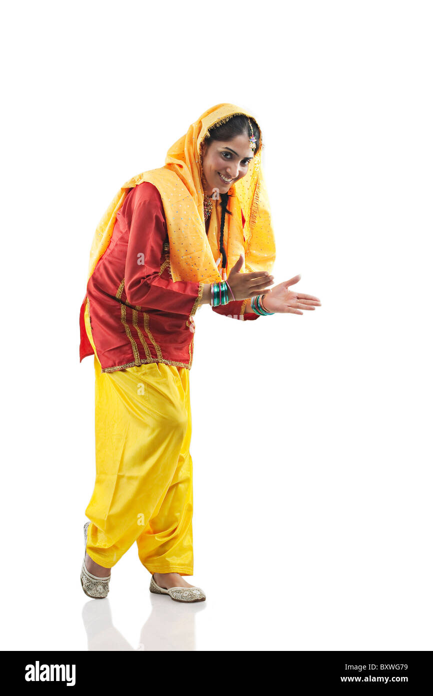 Young man dancing woman Cut Out Stock Images & Pictures - Alamy