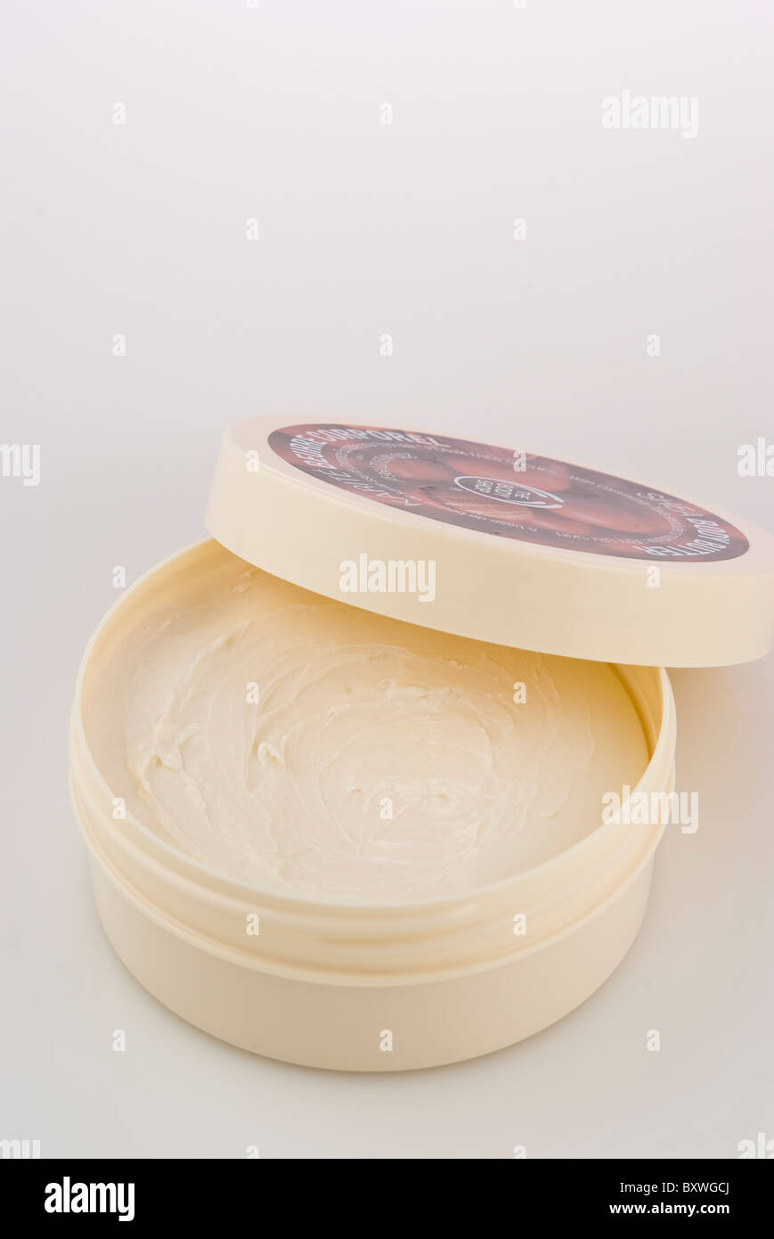 Body moisturizing body butter Stock Photo - Alamy