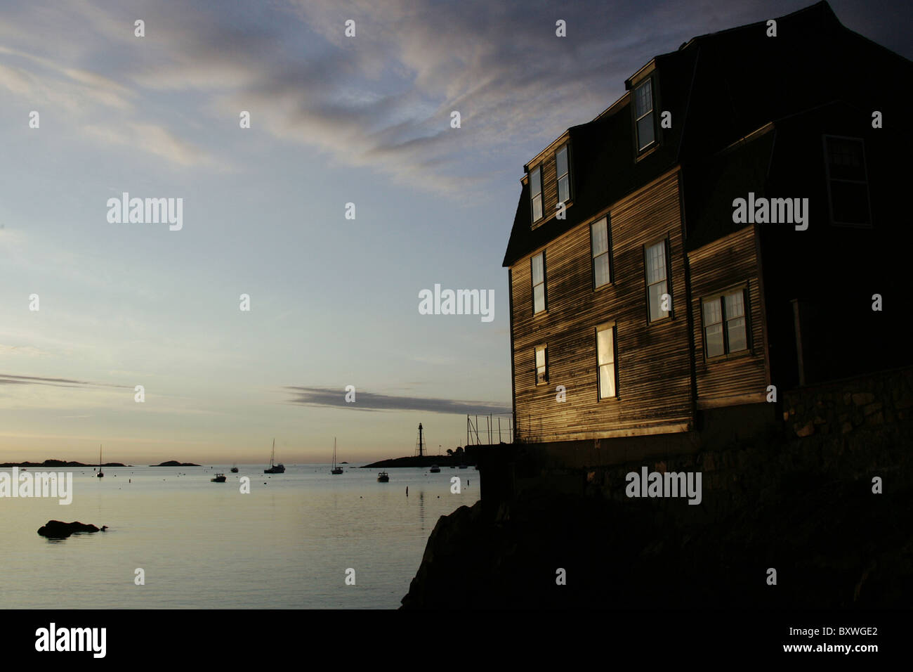 New England coastal sunrise Stock Photo - Alamy