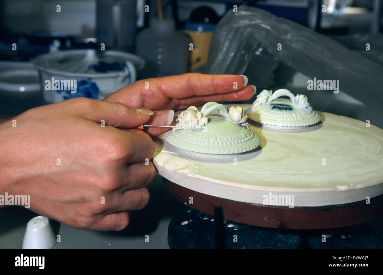 Porcelain Factory Royal Copenhagen, Copenhagen, Denmark Stock Photo - Alamy