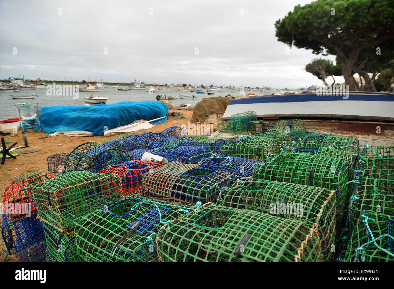 shores of river Odiel Stock Photo - Alamy