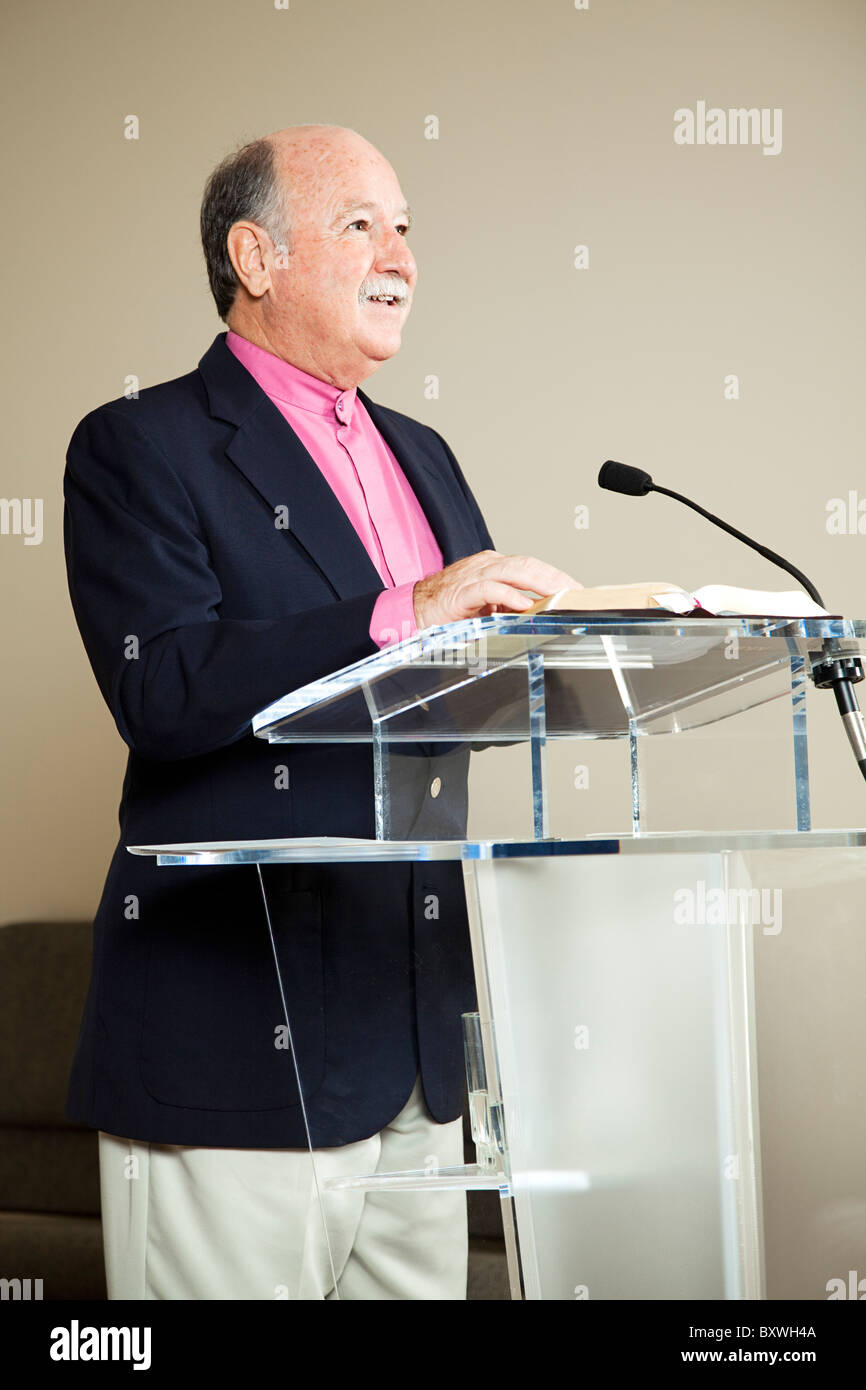 Religion speaking pulpit hi-res stock photography and images - Alamy