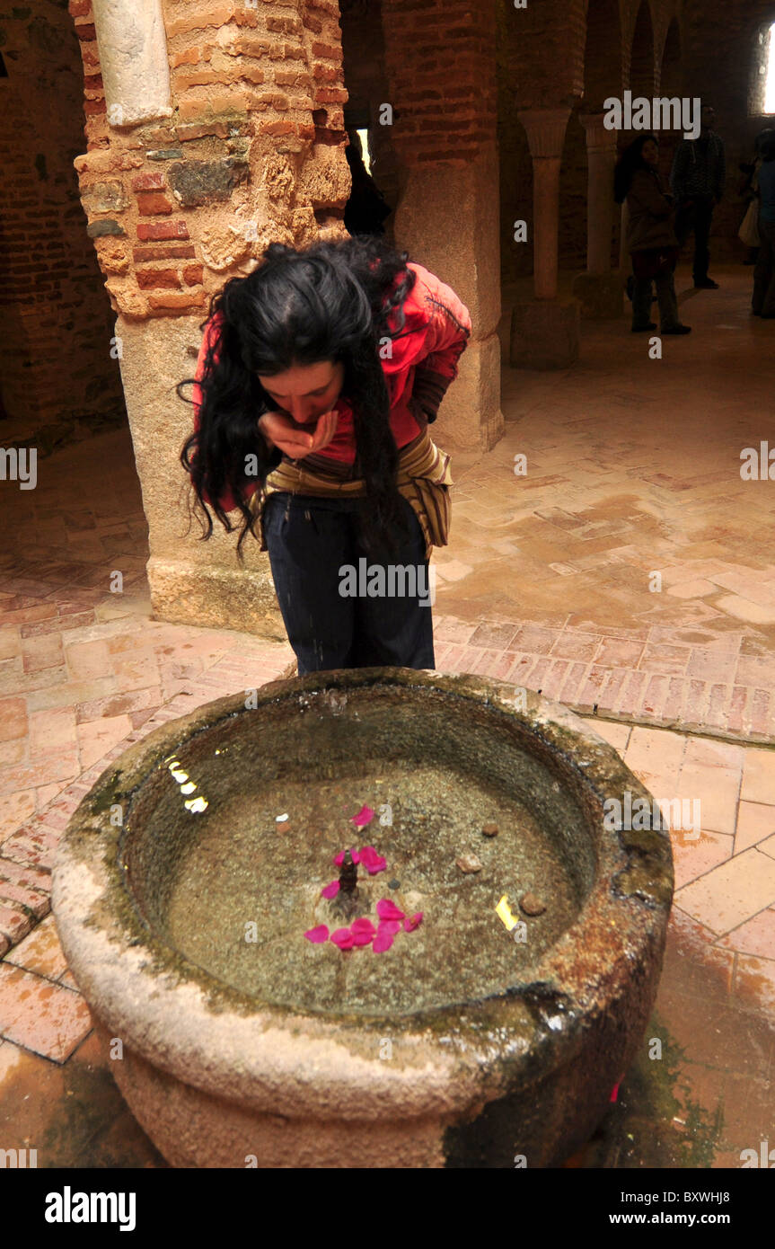 almonaster la real - fortress Stock Photo - Alamy