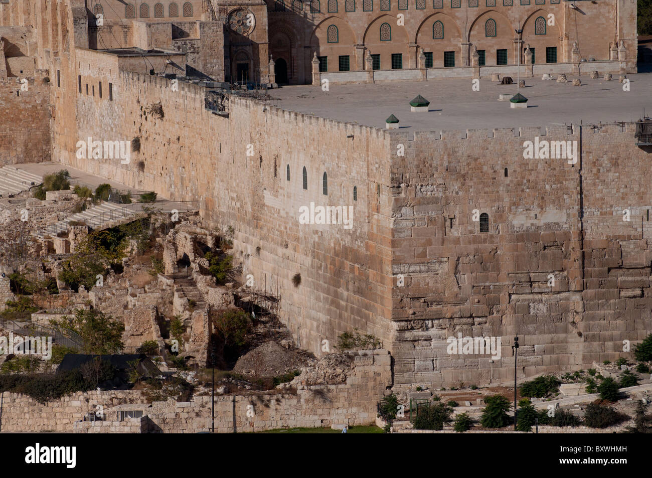 A view of the Temple Mount in Jerusalem Stock Photo - Alamy