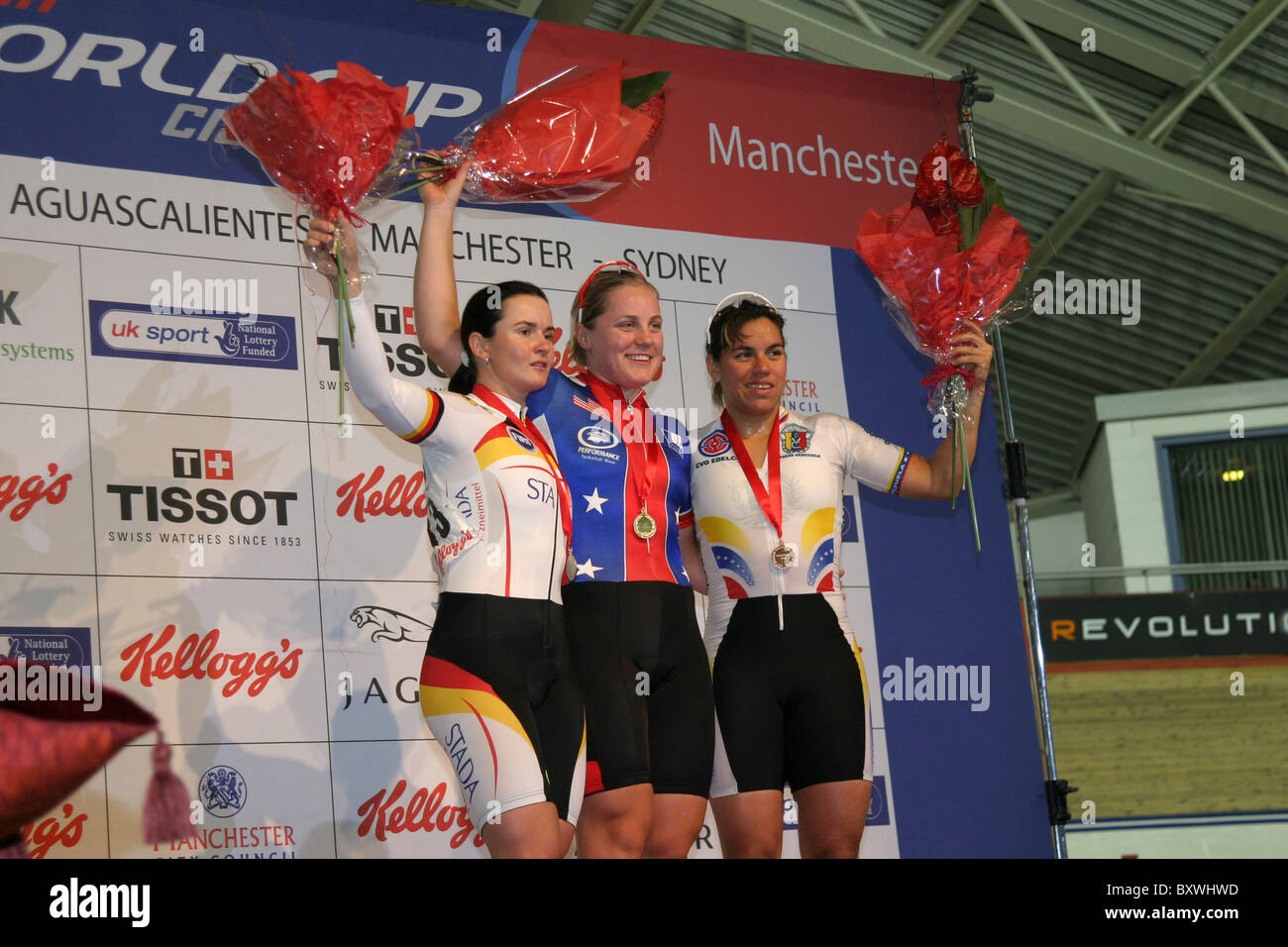 Jennie Reed (USA) winner women's keirin Track cycle racing UCI World ...