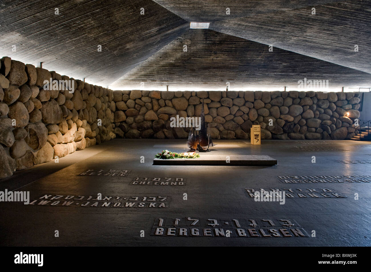 Yad Vashem Holocaust History Museum Hall of Remembrance Jerusalem ...
