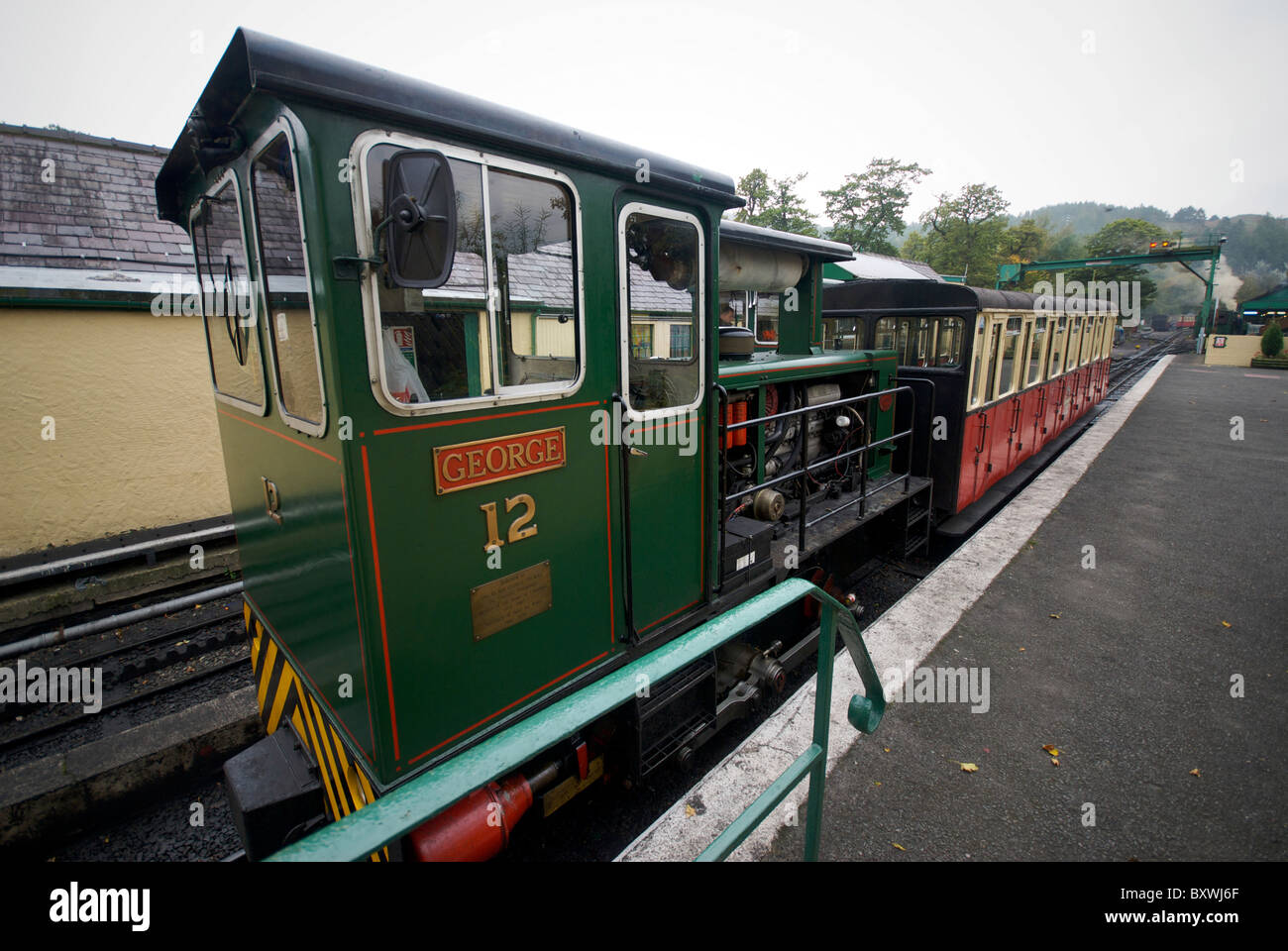 Llanberis Station Gwynd Snowdonia National Park Wales UK George ...