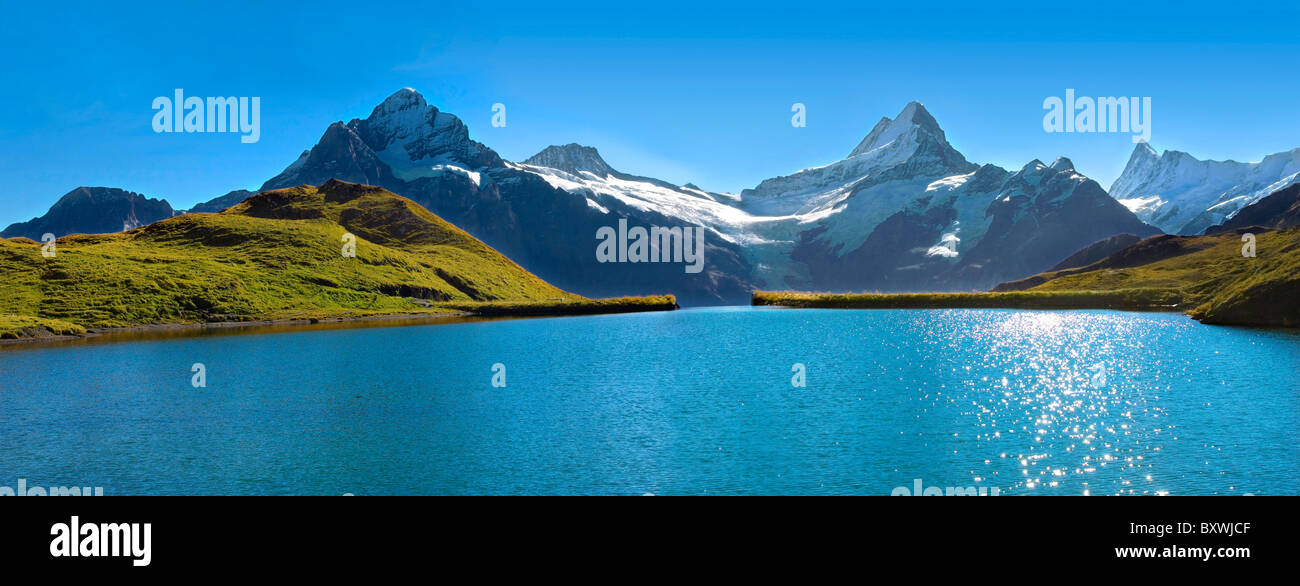 Grindelwald First Lake- Swiss Alps - Switzerland Stock Photo - Alamy