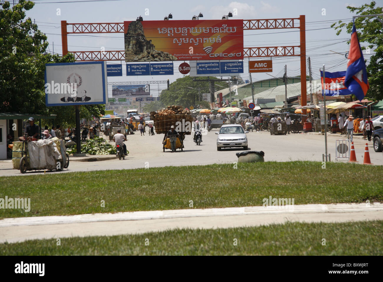Cambodia thailand border crossing poipet hi-res stock photography and ...