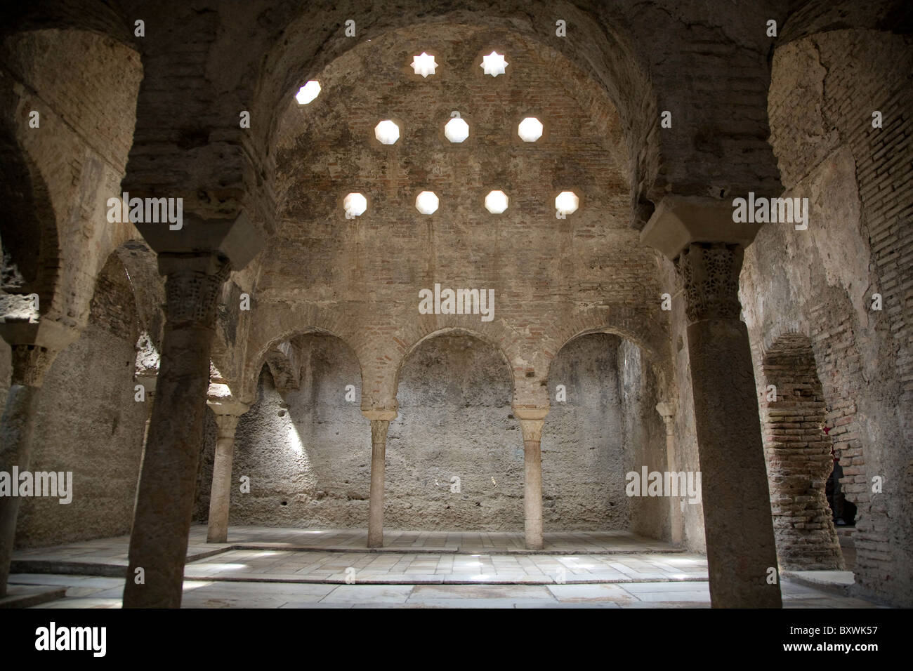 Arab Baths, Granada, Spain Stock Photo - Alamy