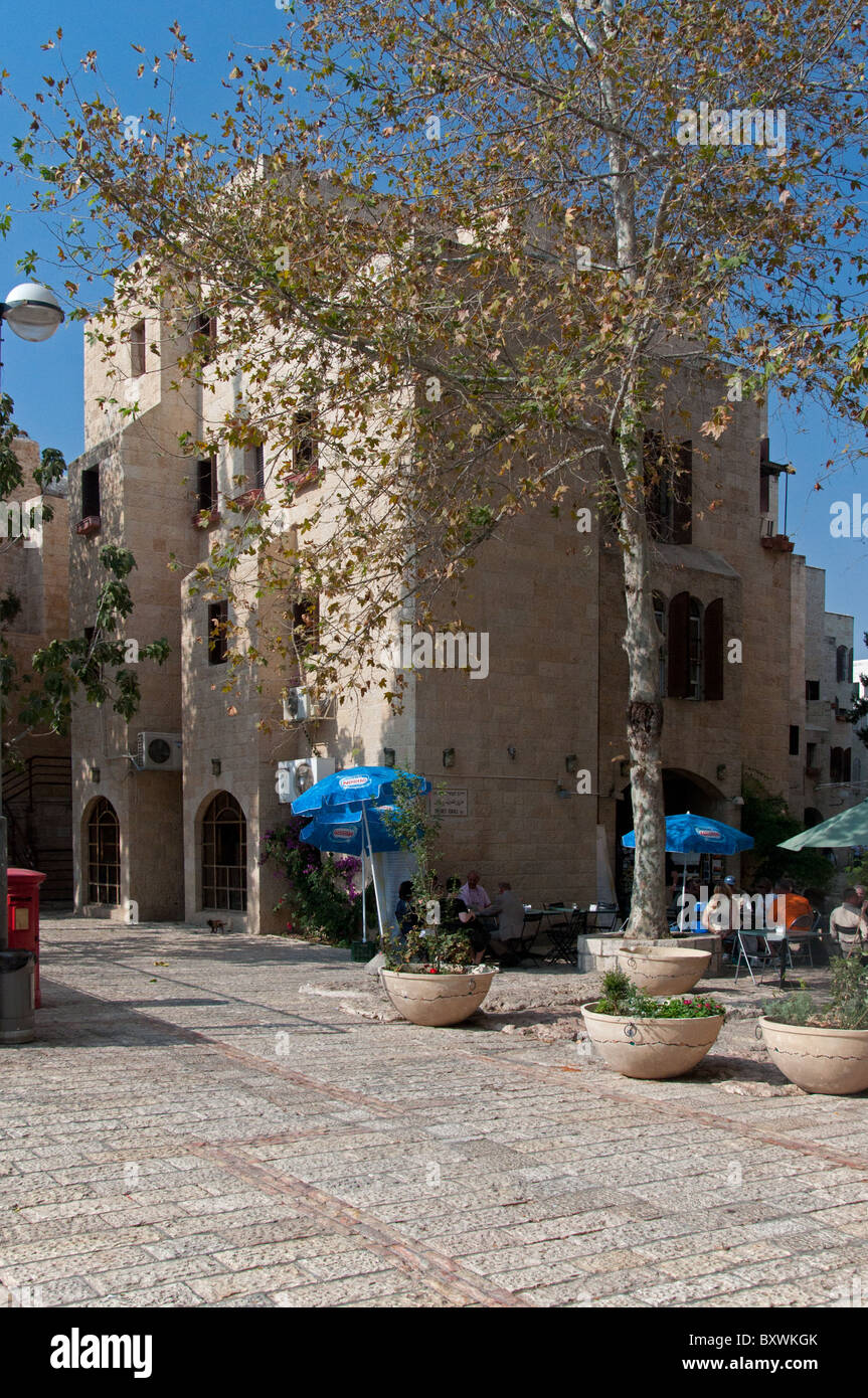 A view of a Jerusalem square in the Jewish quarter Stock Photo - Alamy