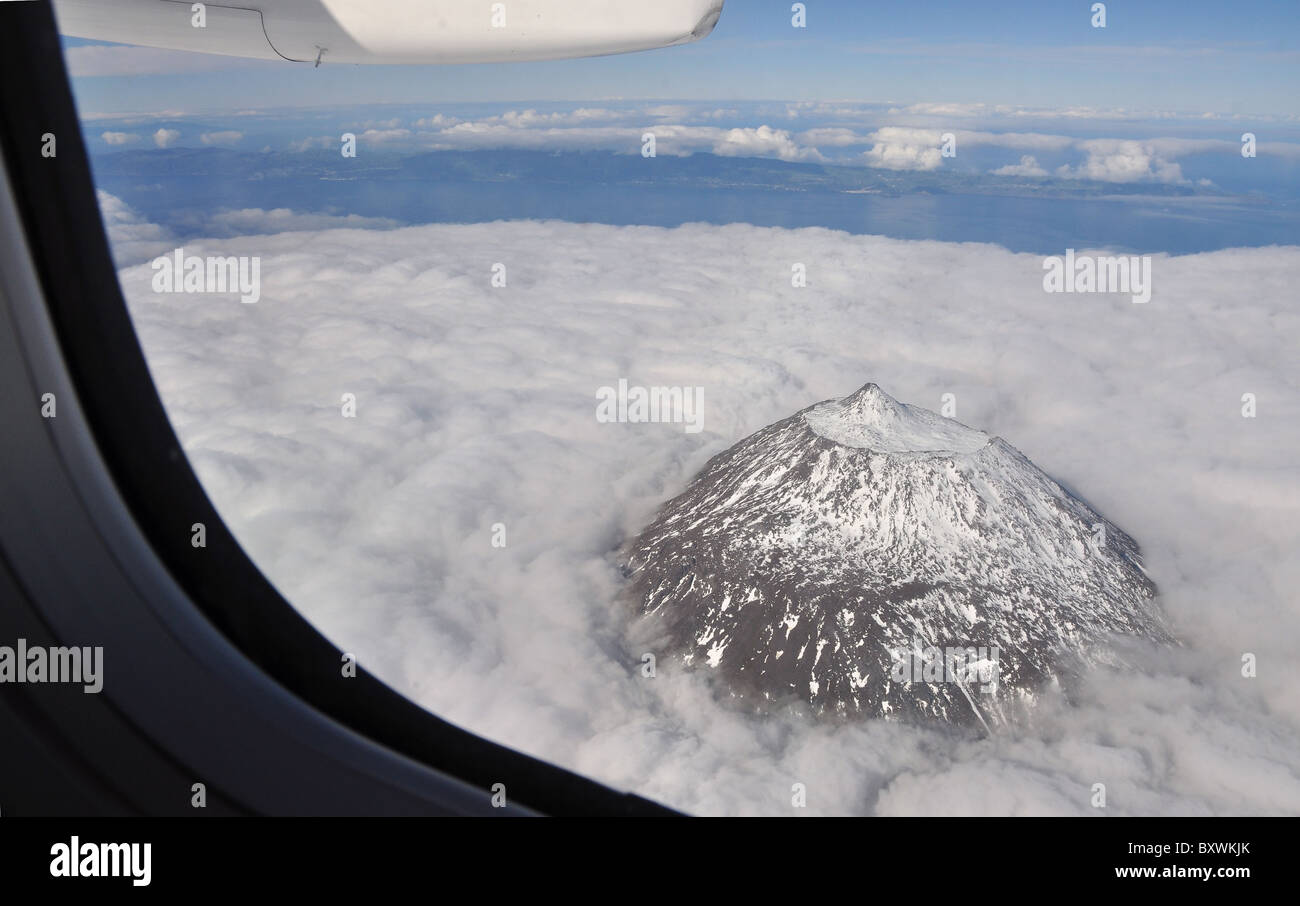 Pico island azores volcano aerial hi-res stock photography and images ...