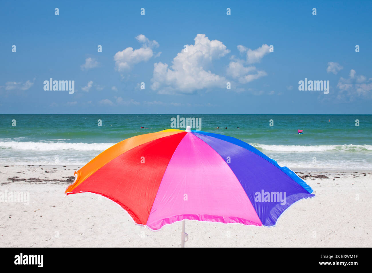 Colorful Beach Umbrellas