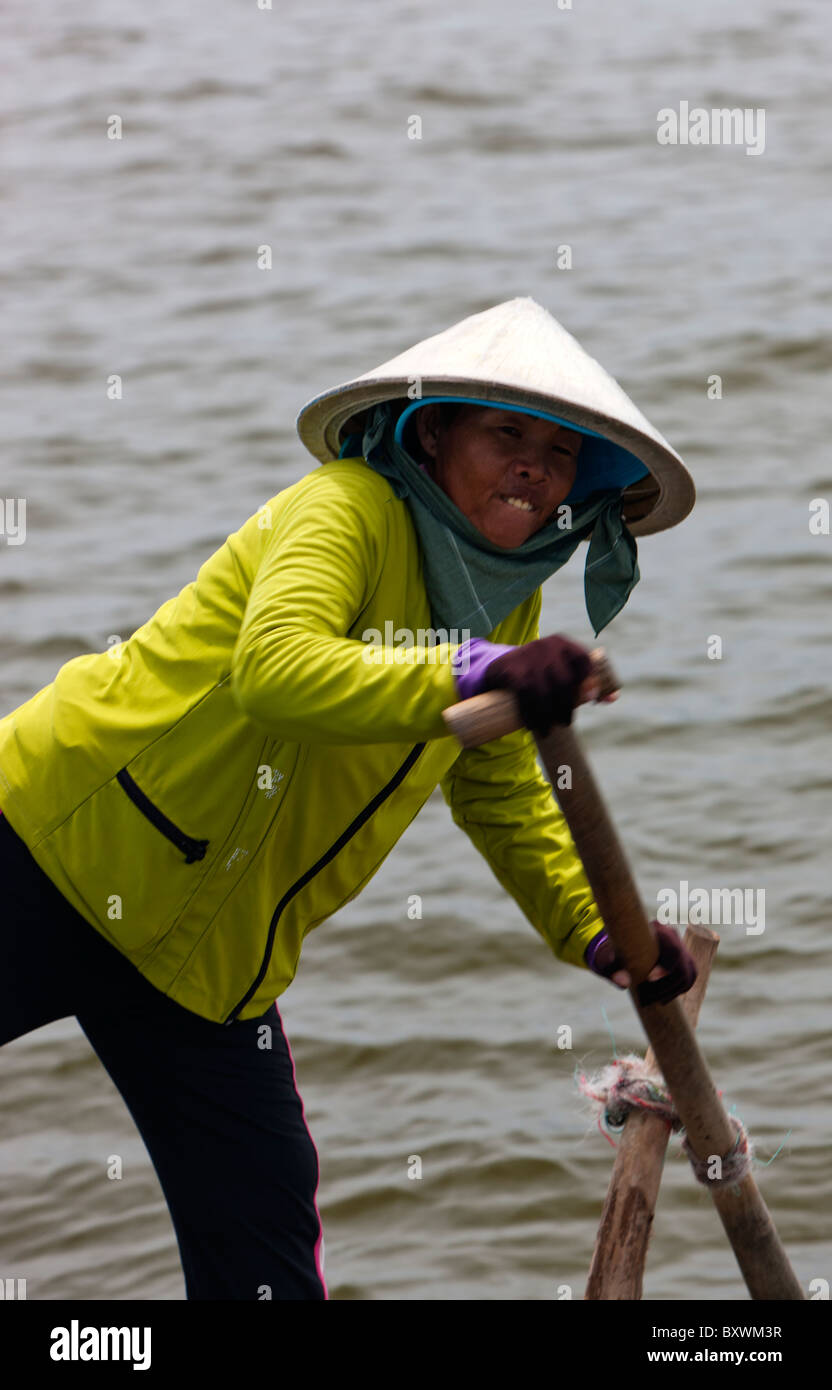 Vietnamese Boat People on Tonle Sap River. Cambodia. Indochina ...