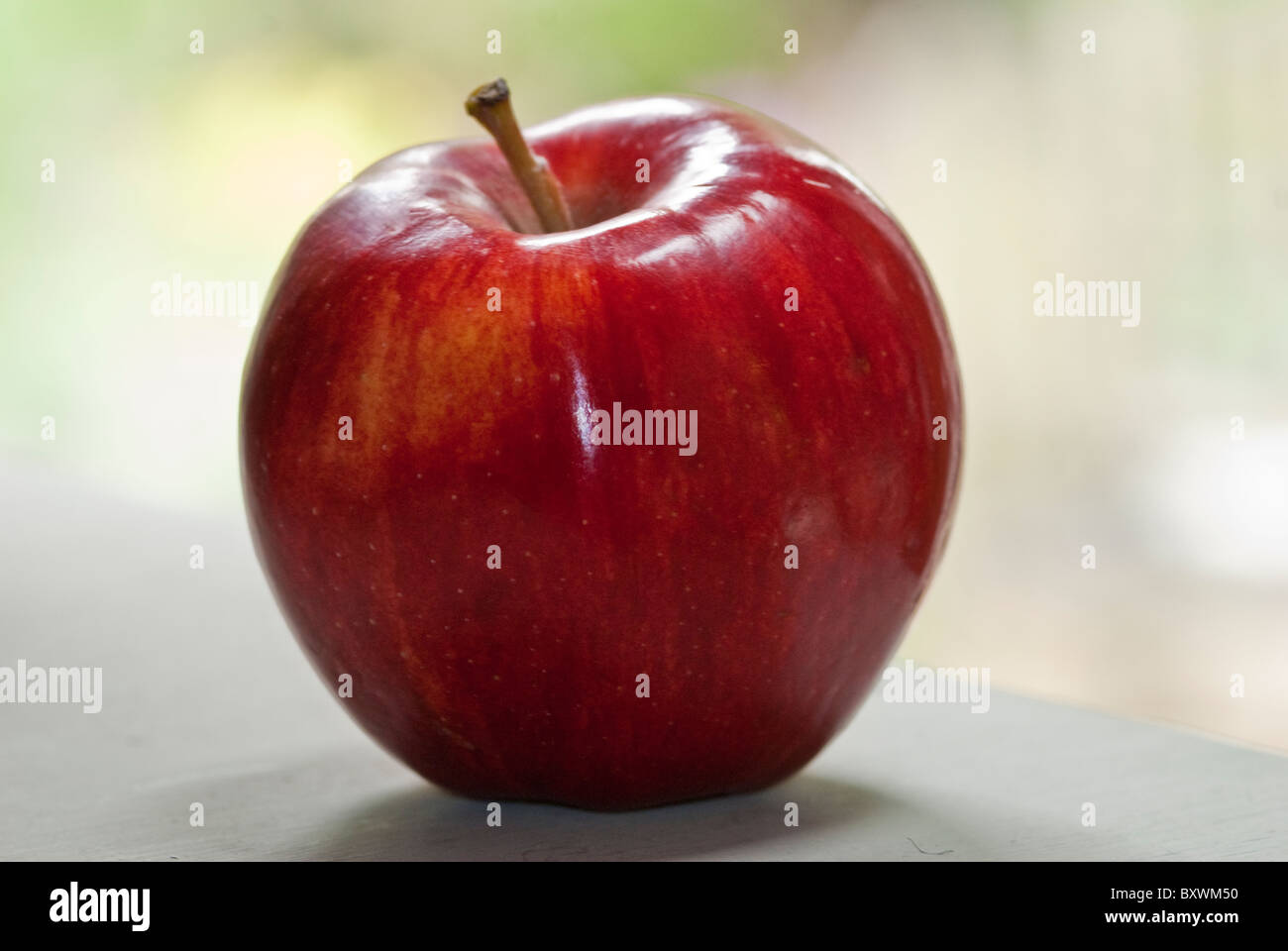 Apple with stalk hi-res stock photography and images - Alamy