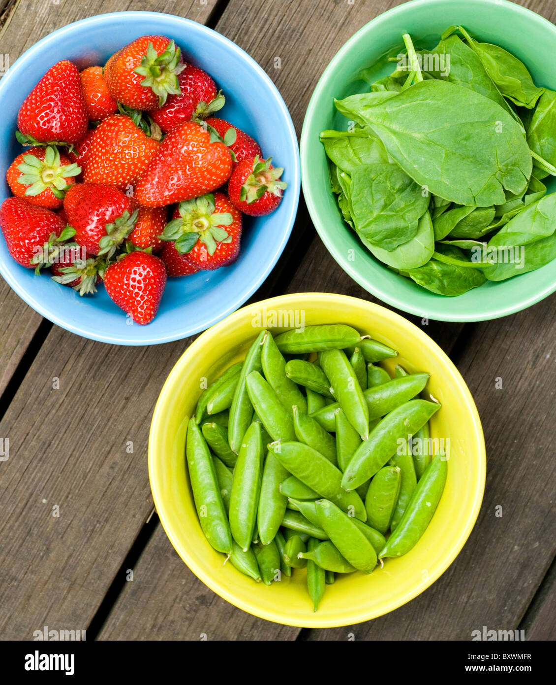 Three bowls of red hi-res stock photography and images - Alamy
