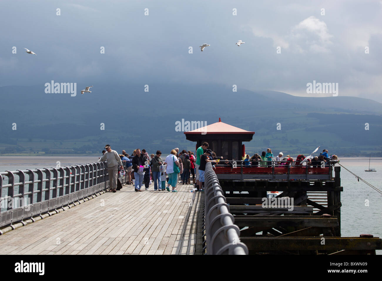 Beaumaris Pier Anglesey North Wales Stock Photo - Alamy