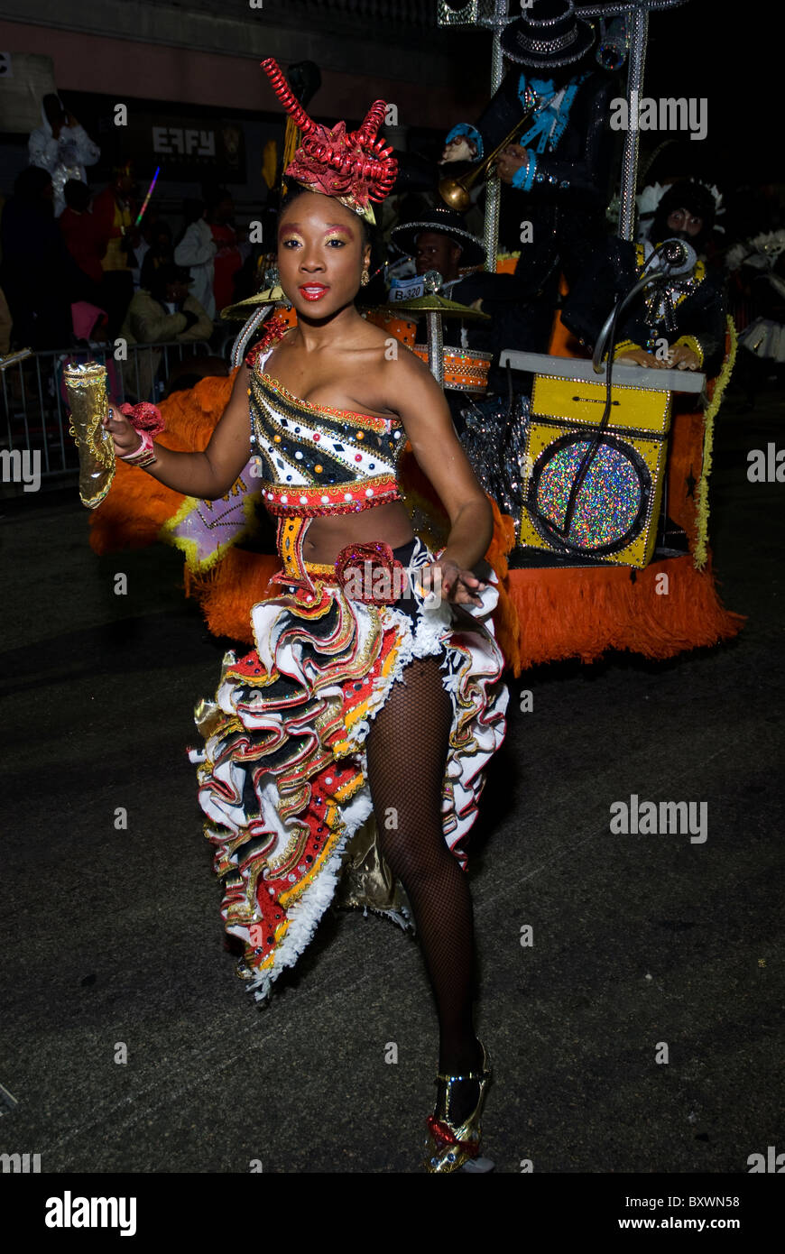 Junkanoo, Boxing Day Parade 2010, Colours, Nassau, Bahamas Stock Photo ...