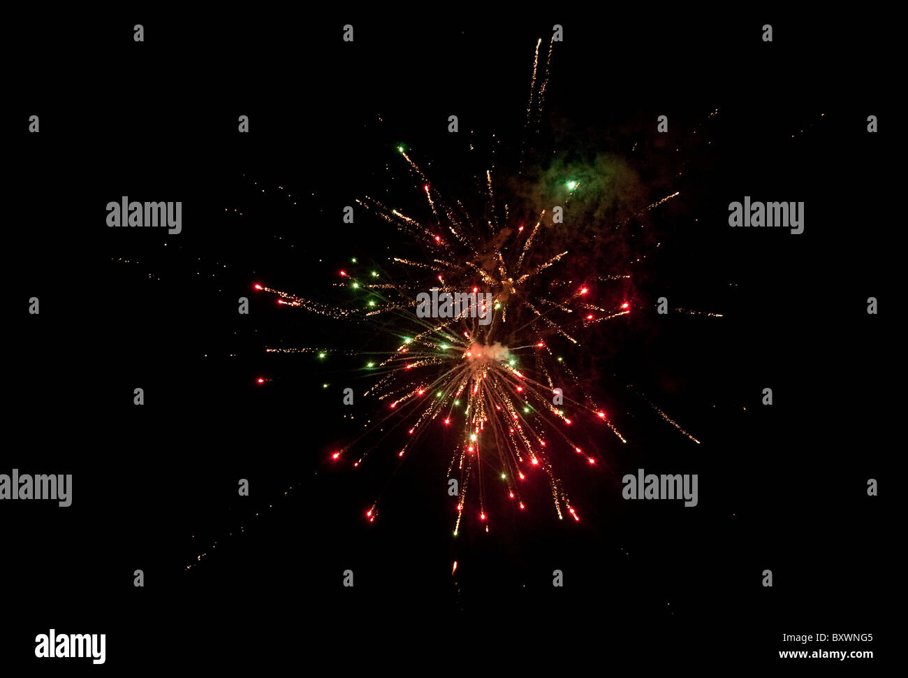 Fireworks at night Stock Photo - Alamy