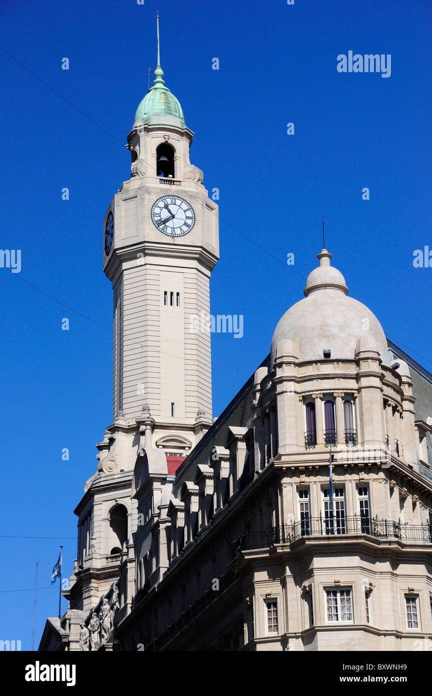 Clock tower of the City Legislature Building (Legislatura de la Ciudad ...