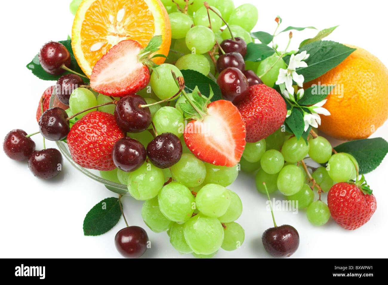 Still-life of fresh fruit Stock Photo - Alamy