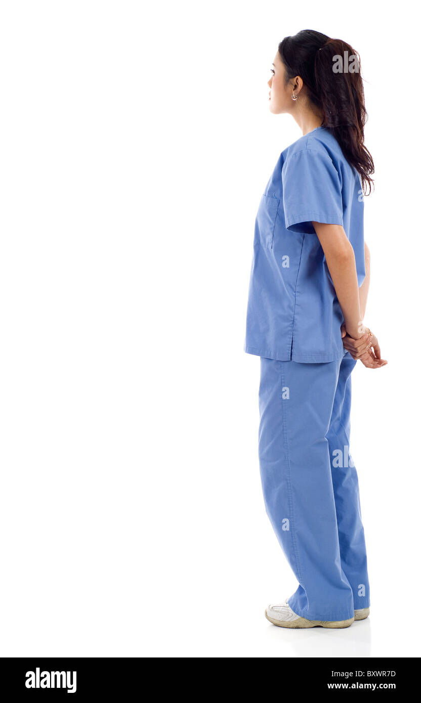 Doctor nurse look over Cut Out Stock Images & Pictures - Alamy