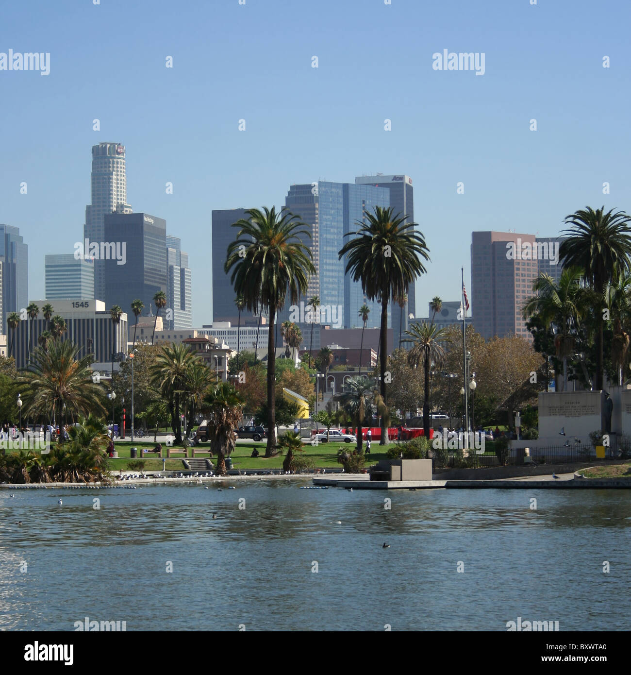 Los Angeles skyline October 2007 Stock Photo - Alamy