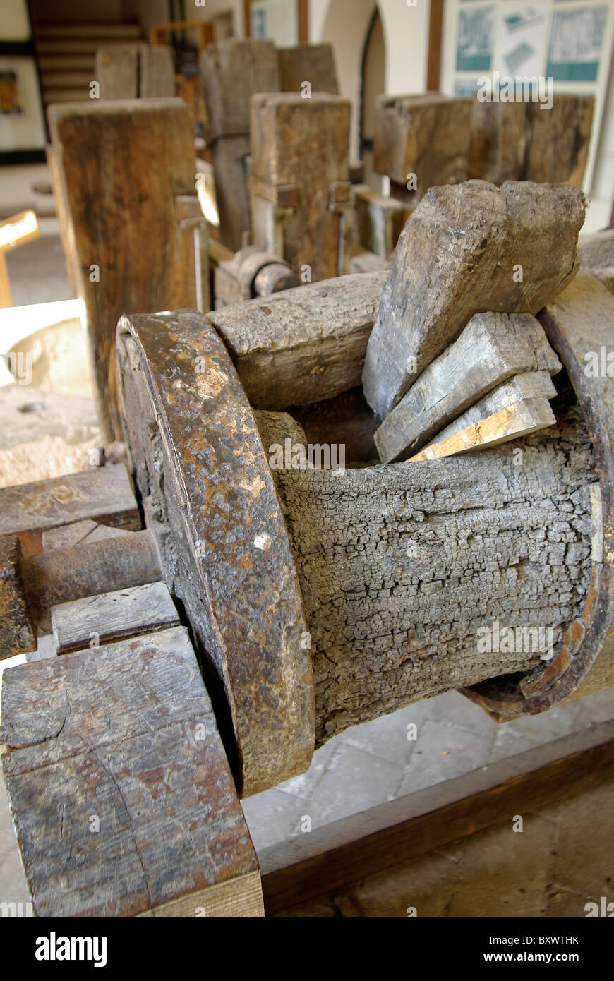 Wooden cogs hi-res stock photography and images - Alamy