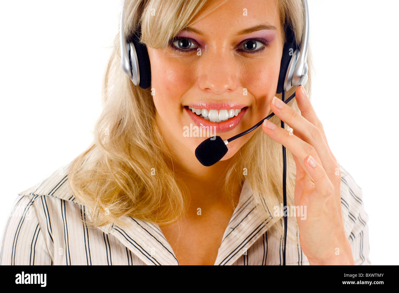Customer Service Operator Stock Photo - Alamy