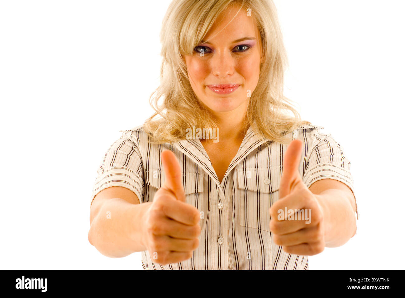 Two Thumbs Up! Stock Photo - Alamy