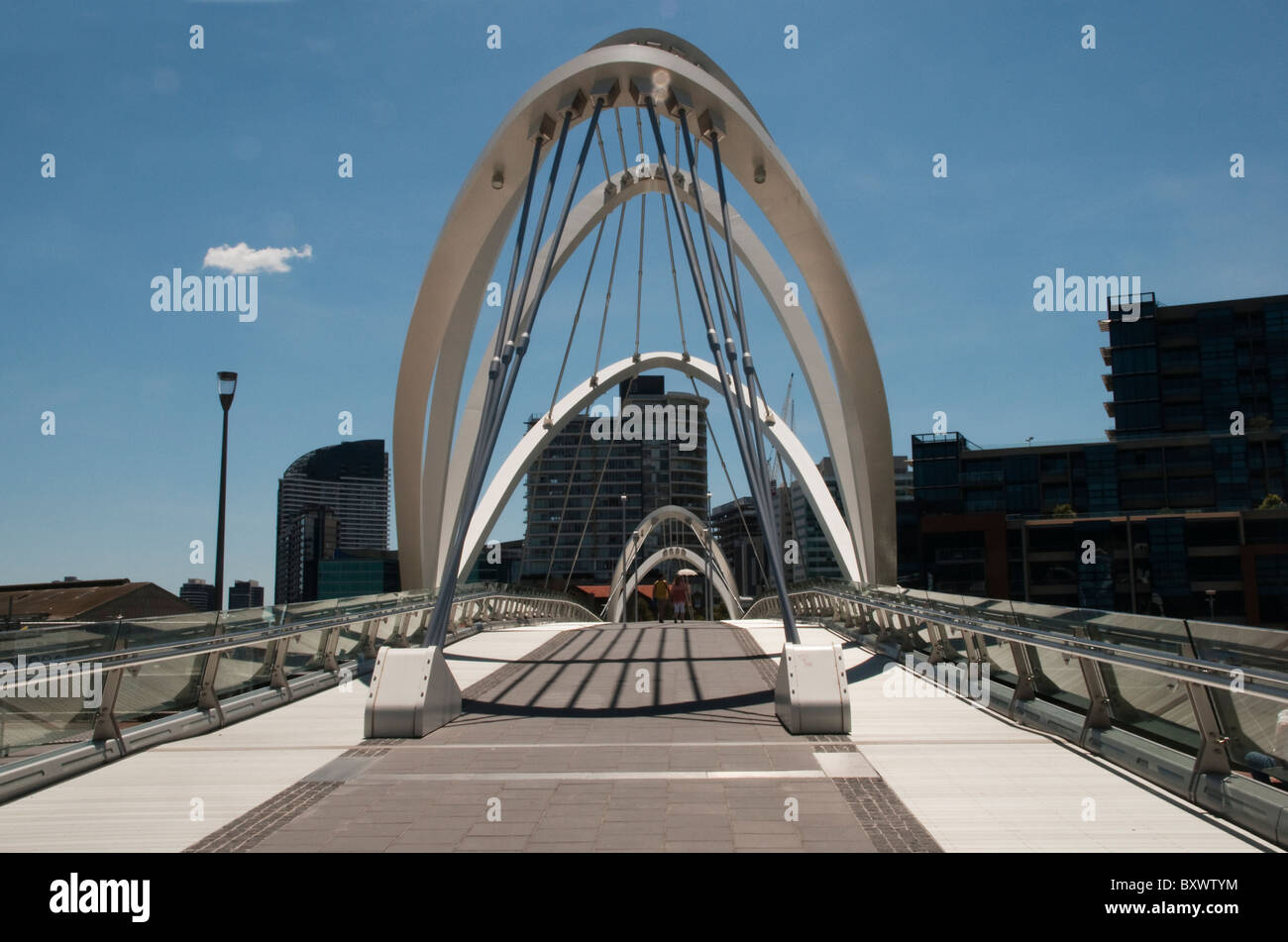 Yarra pedestrian bridge hi-res stock photography and images - Alamy