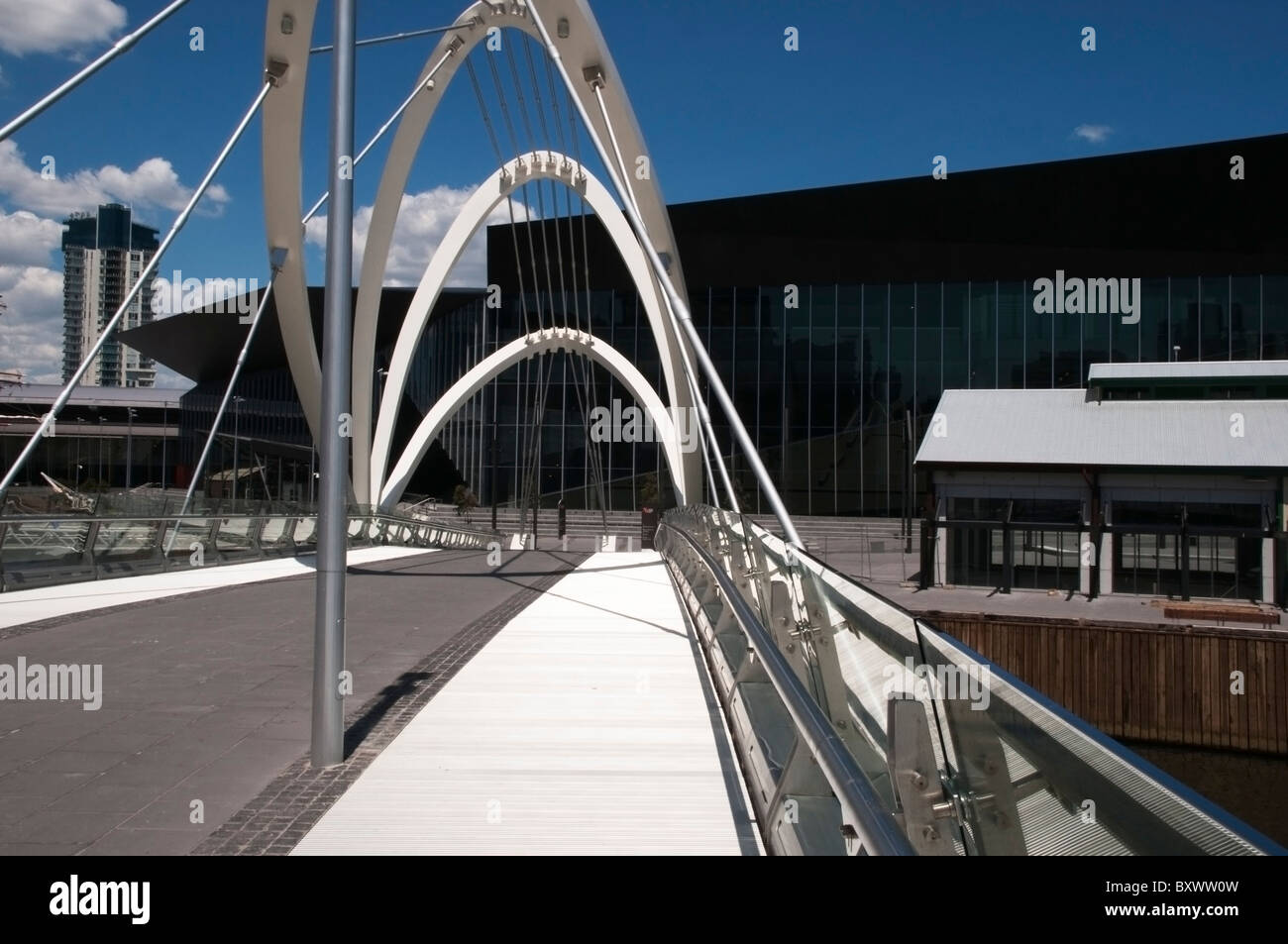 Yarra river pedestrian bridge hi-res stock photography and images - Alamy