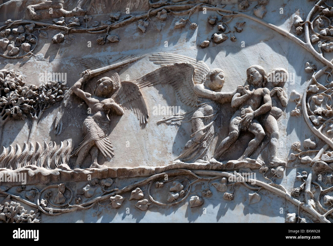 The fall and expulsion from the garden of eden hi-res stock photography and images - Alamy