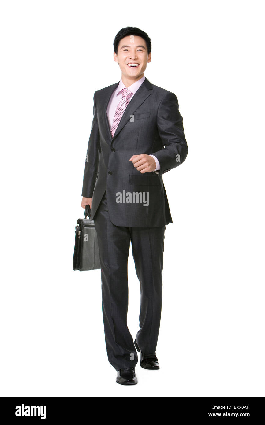 Man holding brief case open hi-res stock photography and images - Alamy