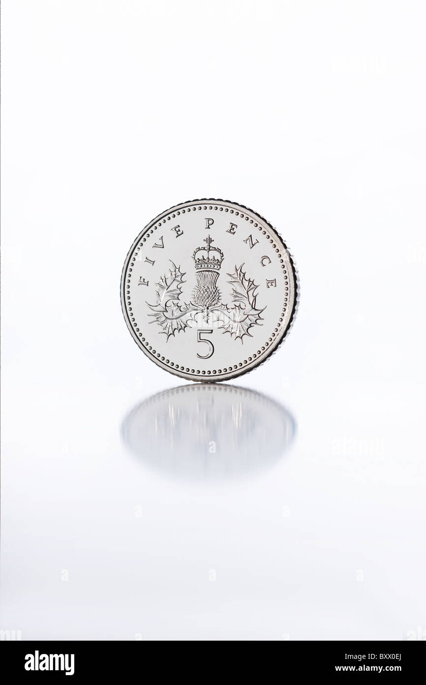 5p coins hi-res stock photography and images - Alamy