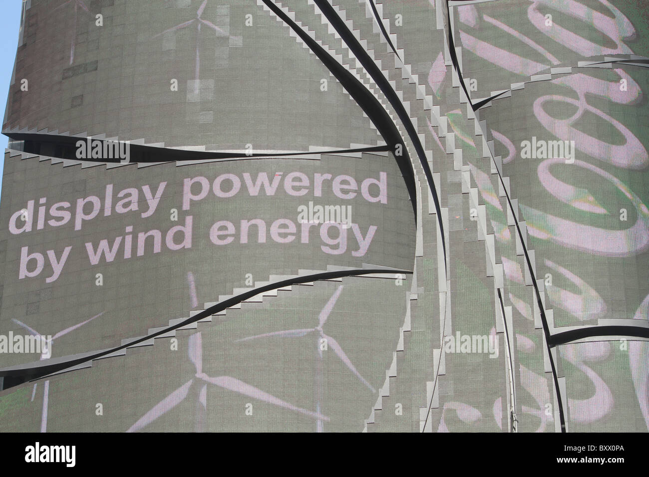 Coca Cola neon advert in Times Square powered by wind energy, New York ...