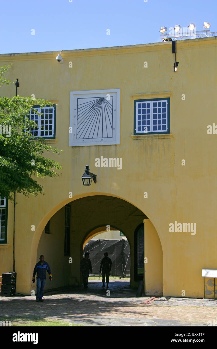 Sundial, the Castle of Good Hope, Cape Town, South Africa. Built 1666 ...
