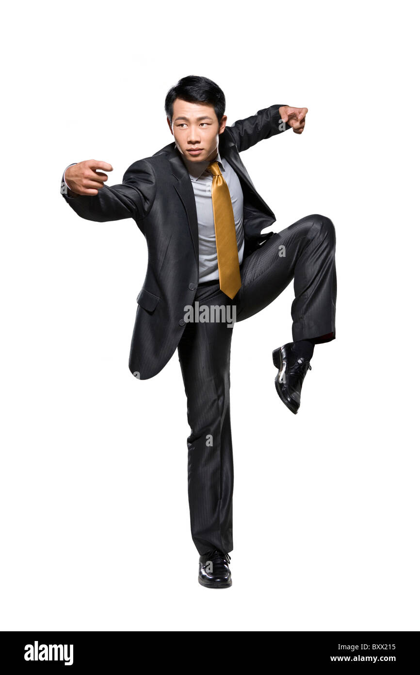 Karate stance front hi-res stock photography and images - Alamy