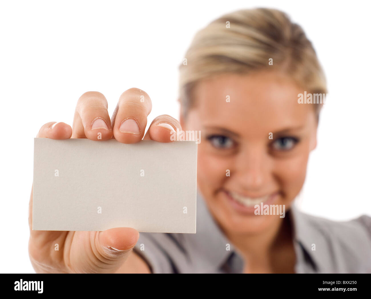 Businesswoman looking for a job, and successfully finding her dream job ...