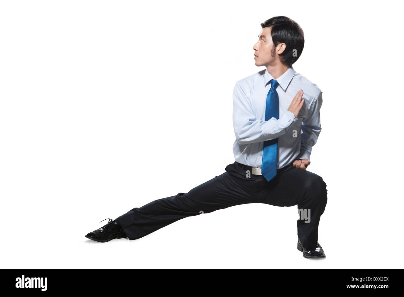 Businessman in martial arts fighting hi-res stock photography and ...