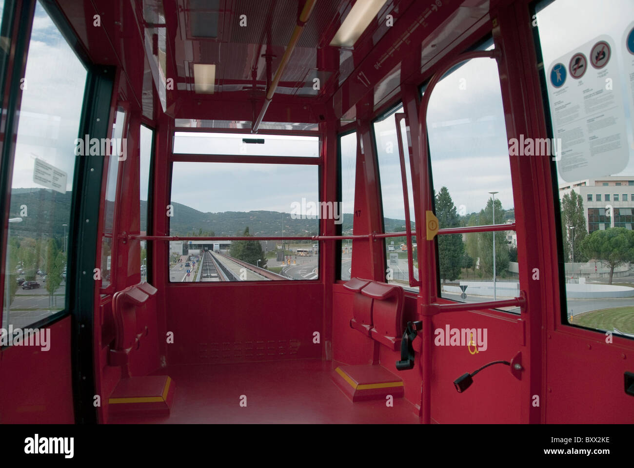 Perugia Mini Metro unmanned train or people mover Stock Photo - Alamy