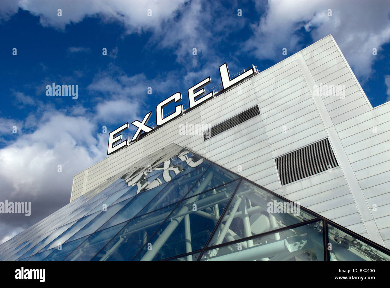 Excel london exterior view hi-res stock photography and images - Alamy