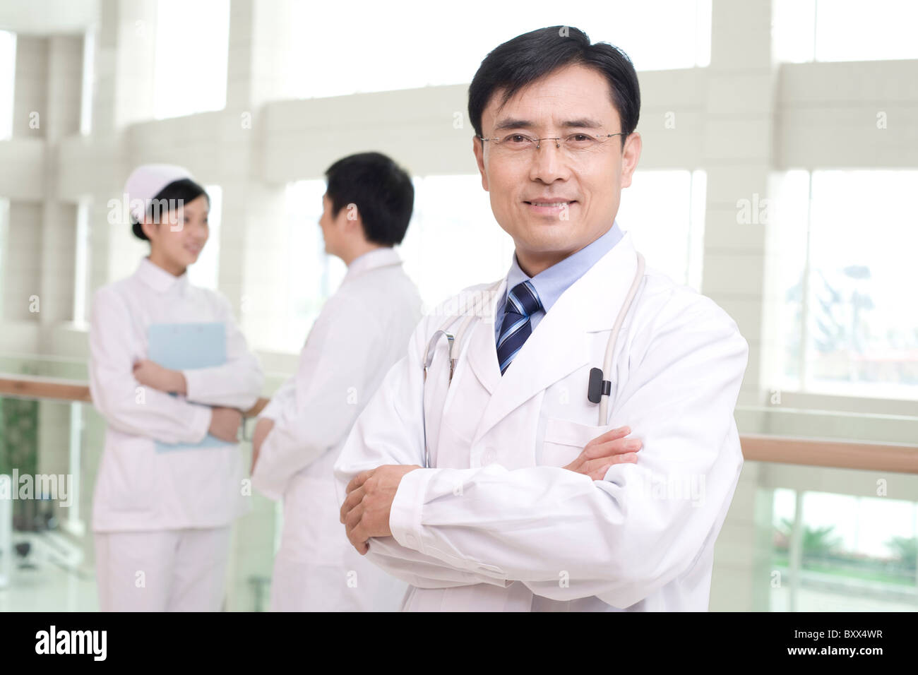 Portrait of doctors at work Stock Photo - Alamy