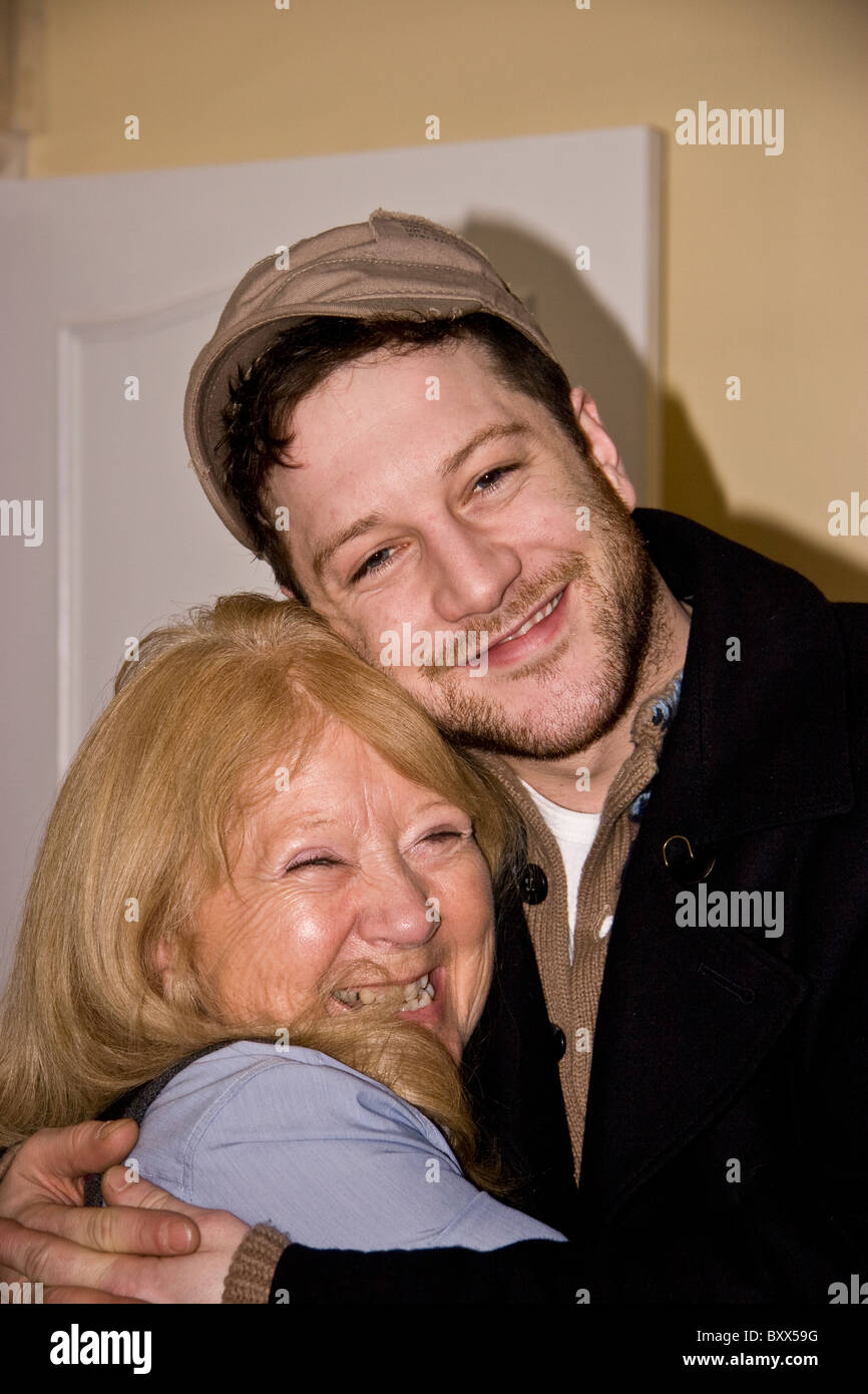 2010 X Factor winner Matt Cardle with one of his fans Stock Photo - Alamy