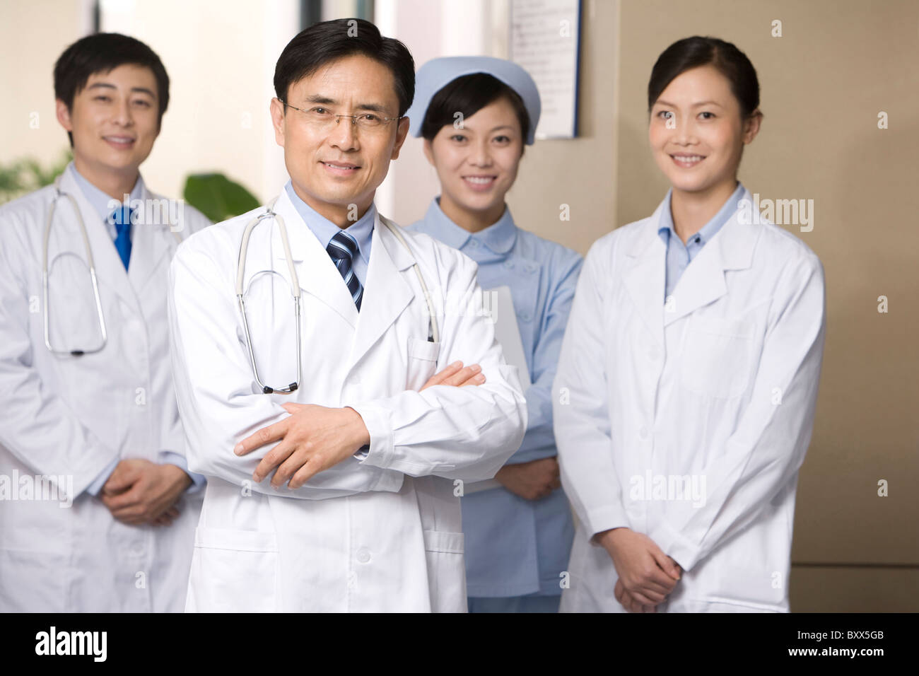 Portrait of a professional medical team Stock Photo - Alamy
