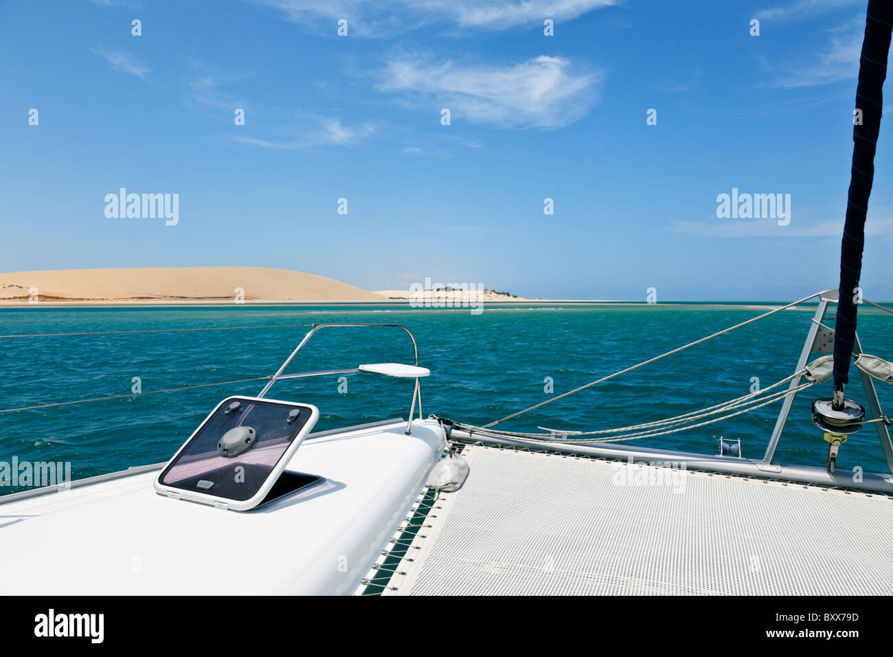 Modern luxury catamaran hi-res stock photography and images - Alamy
