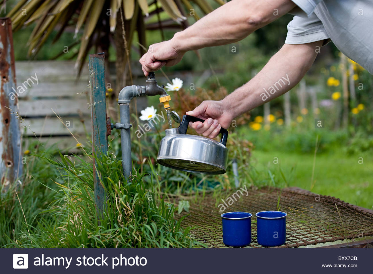 Garden Water Tap Stock Photos & Garden Water Tap Stock Images - Alamy