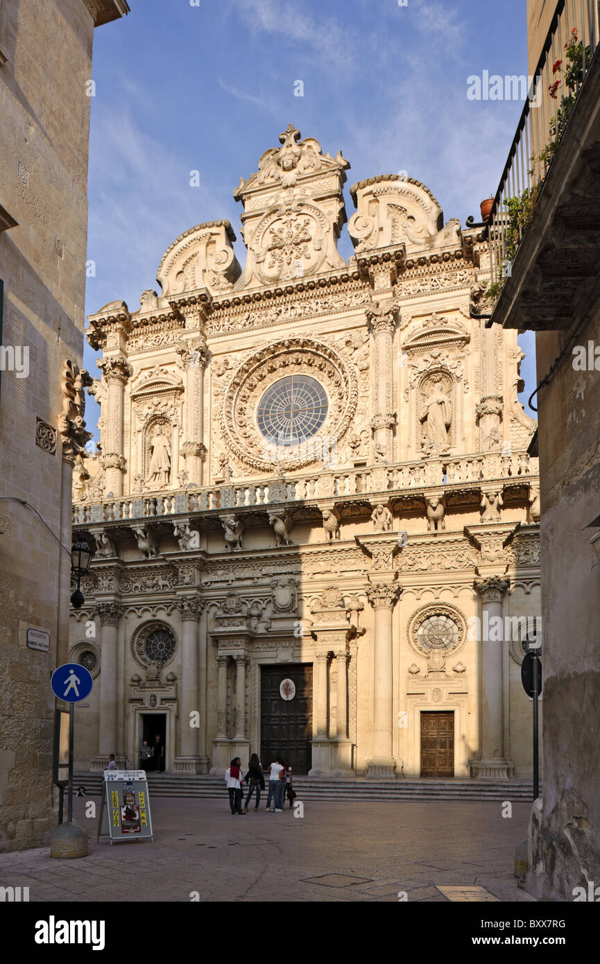 Basilica di Santa Croce, Lecce, Puglia, Italy Stock Photo - Alamy