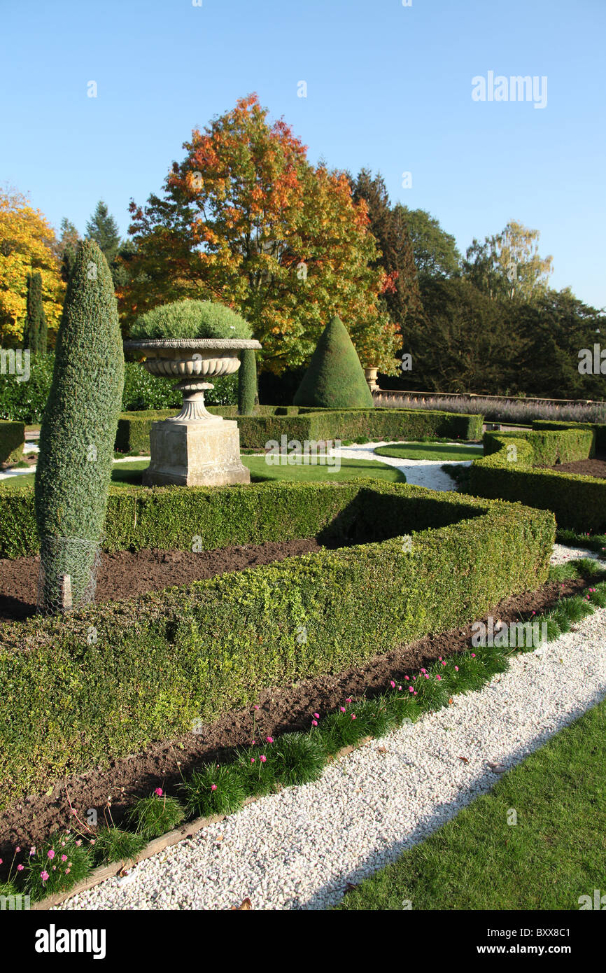 Estate of Tatton Park, England. Autumnal view of the Joseph Paxton ...
