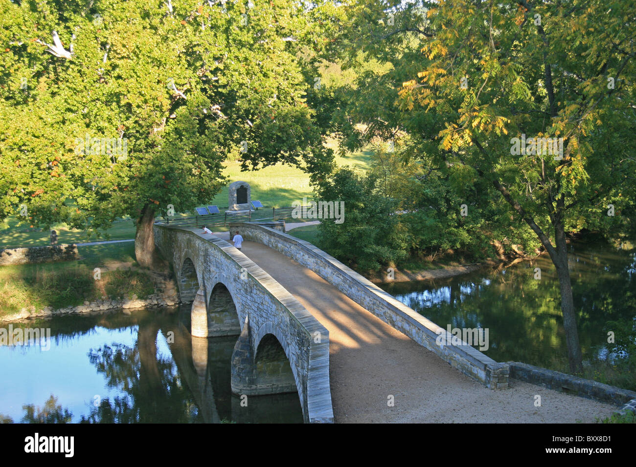 The Lower Bridge (Burnside's Bridge) in Antietam National Battlefield ...